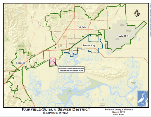 FSSD Service Area and WWTP Site - Fairfield-Suisun Sewer District